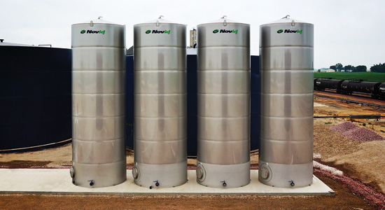 Novid Inc. | Stainless Steel Bulk Liquid Storage Tanks